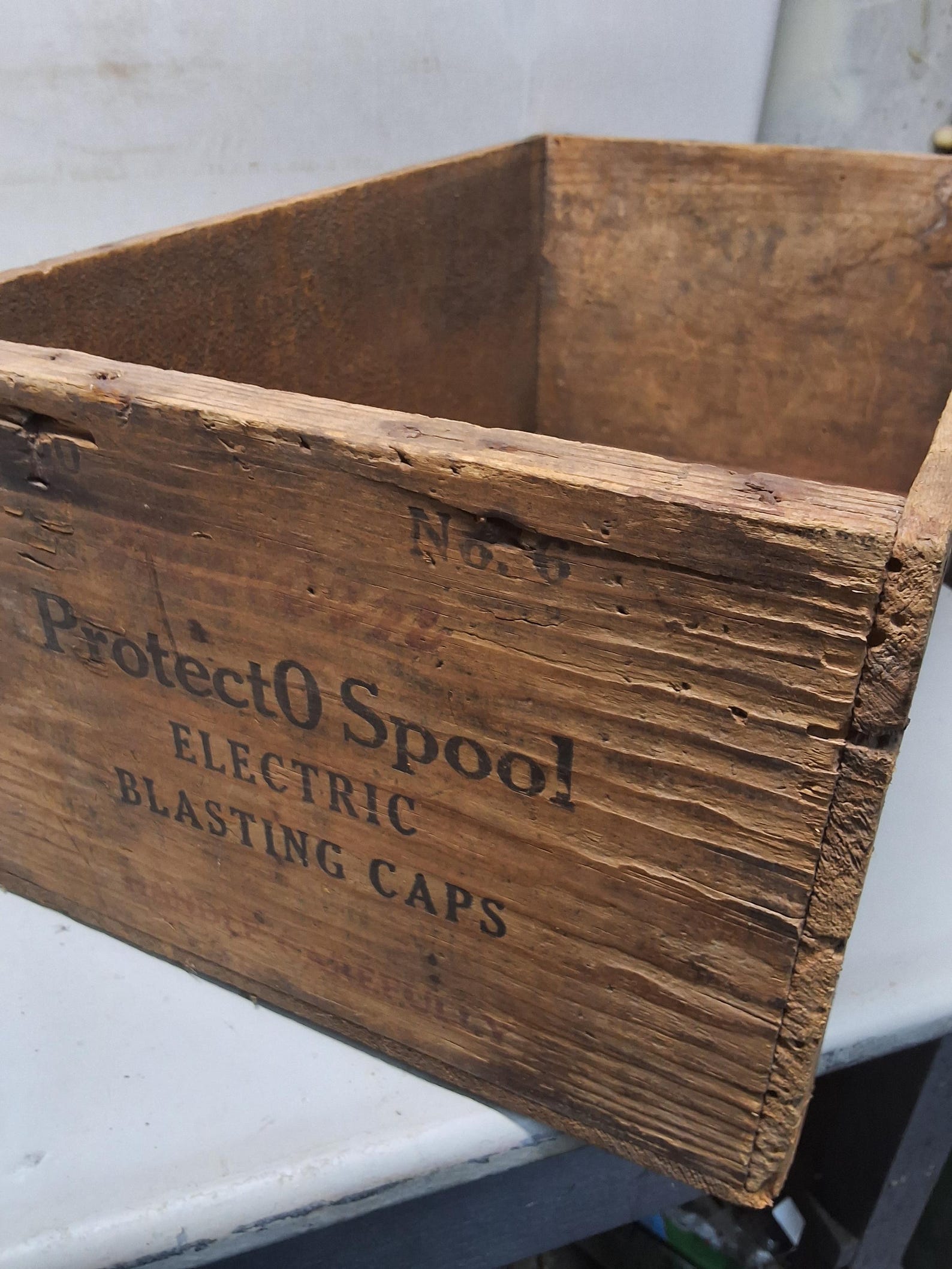 Wooden Blasting Cap Box - Etsy