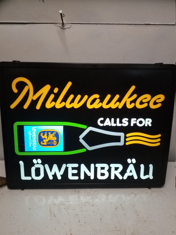 Art & Collectibles Lowenbrau plastic beer sign Memorabilia Collectibles ...