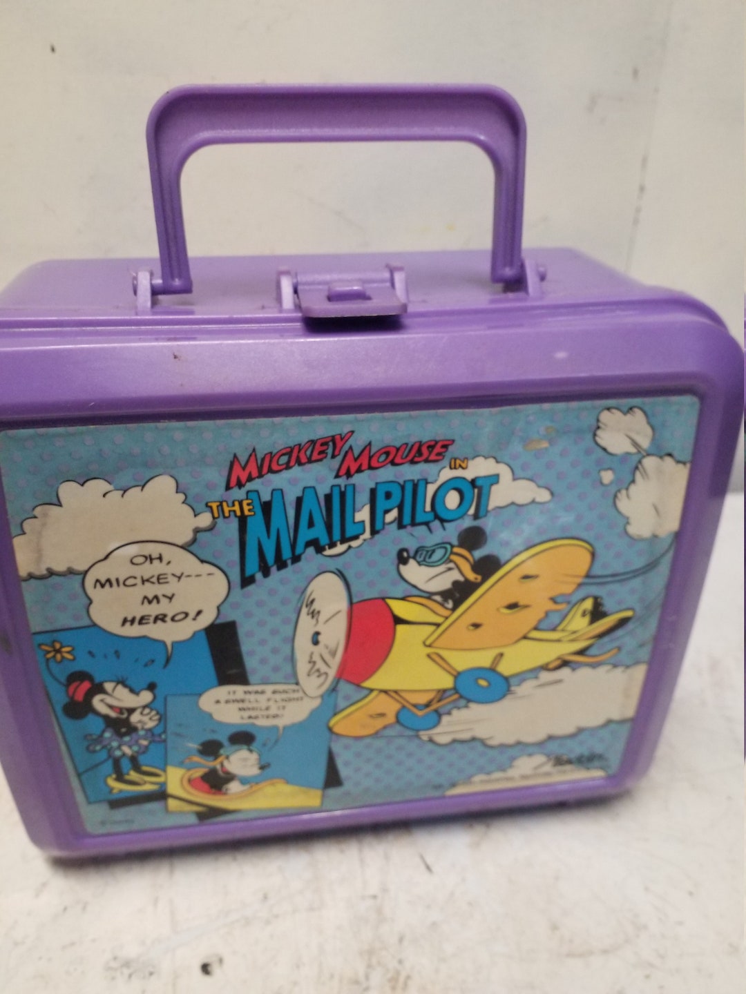 Mickey Mouse Mail Pilot Lunch Box - Etsy