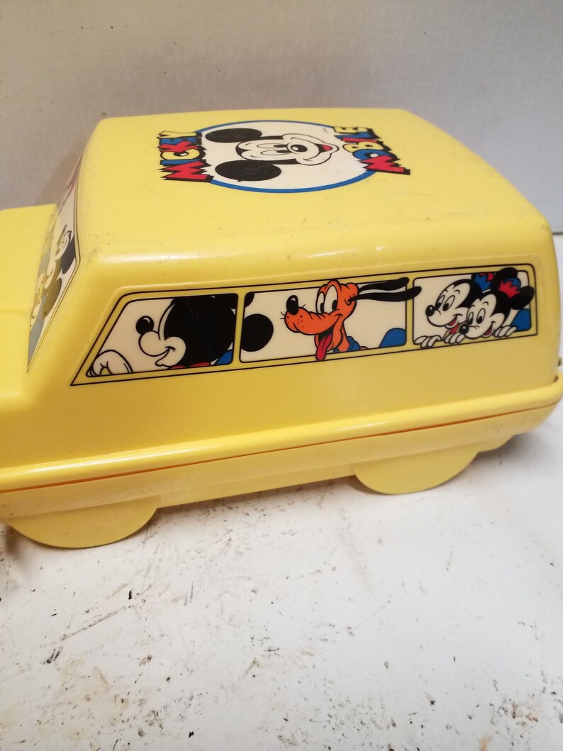 Mickey Mouse School Bus Lunch Box - Etsy