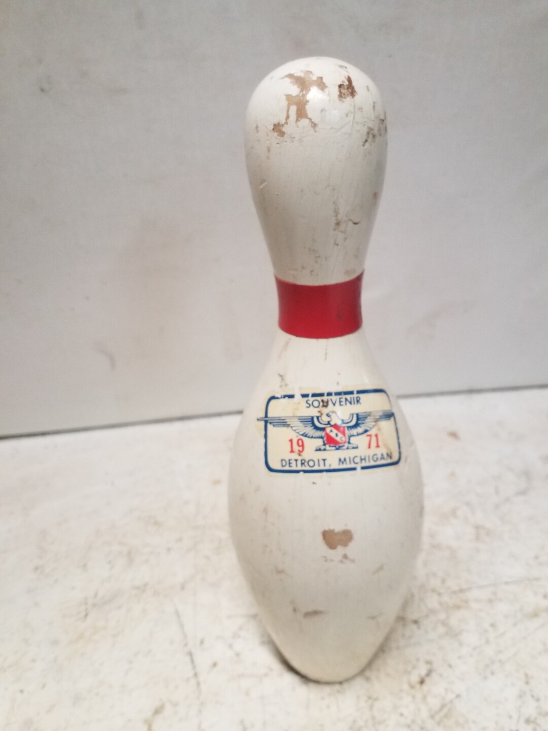 Vintage Souvenir Bowling Pin - Etsy