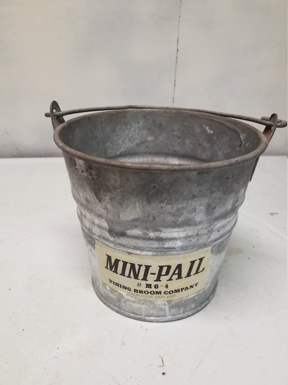 Small Galvanized Pail or Bucket - Etsy