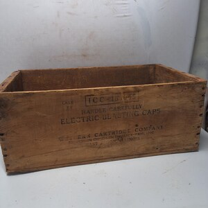 Wooden Blasting Cap Box - Etsy