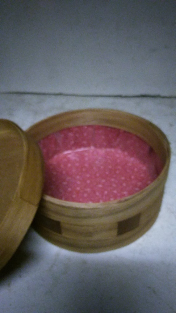 Vintage Decorated Cheese Box - Etsy