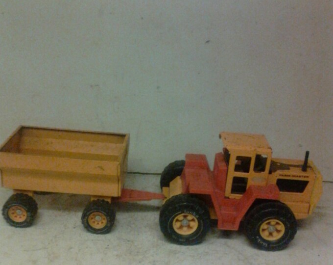 Tonka Farm Master Tractor and Wagon - Etsy