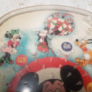 Vintage Mickey Mouse Club Pinball - Etsy