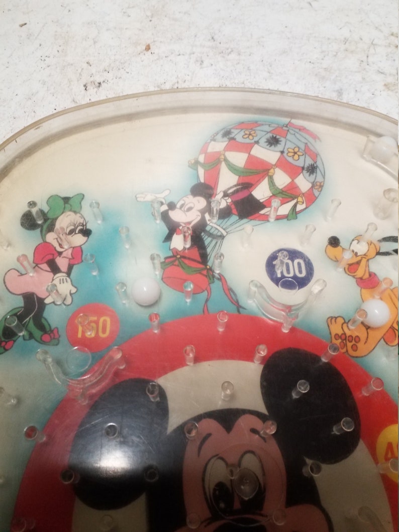 Vintage Mickey Mouse Club Pinball | Etsy