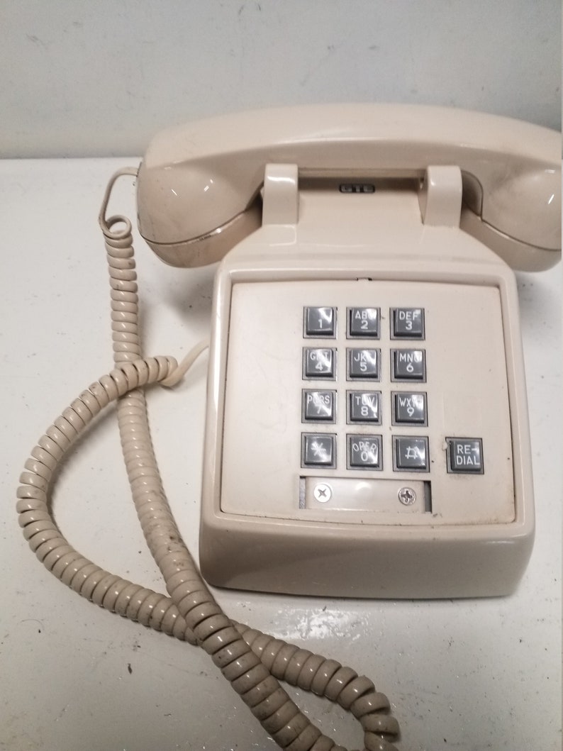 Vintage Touch Tone Phone - Etsy