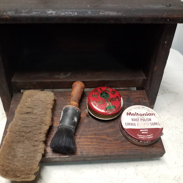 Shoe Shine Box - Etsy
