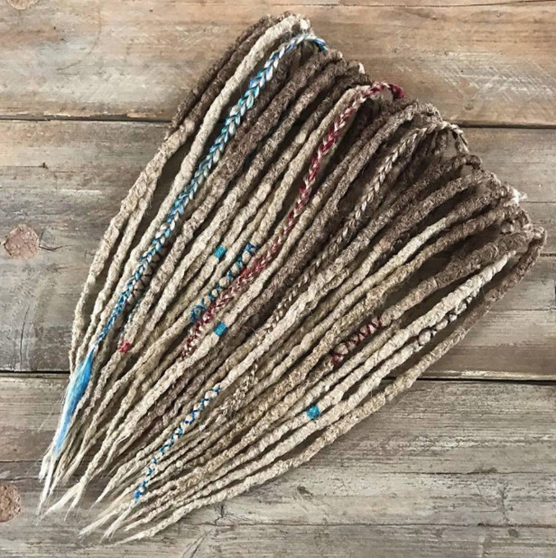 Full Kit of CUSTOM Long Natural Synthetic Dreads Dreadlock - Etsy