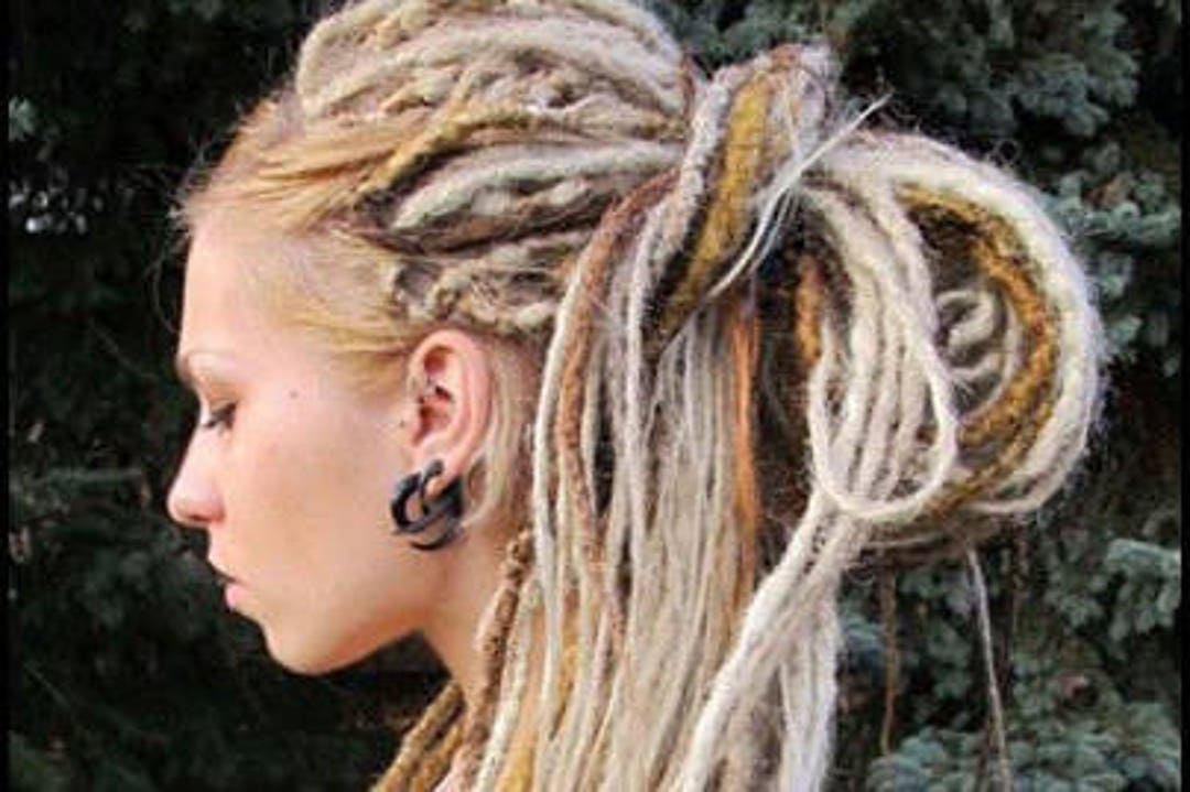 Full Kit of CUSTOM Long Natural Synthetic Dreads / Dread Extensions - Etsy