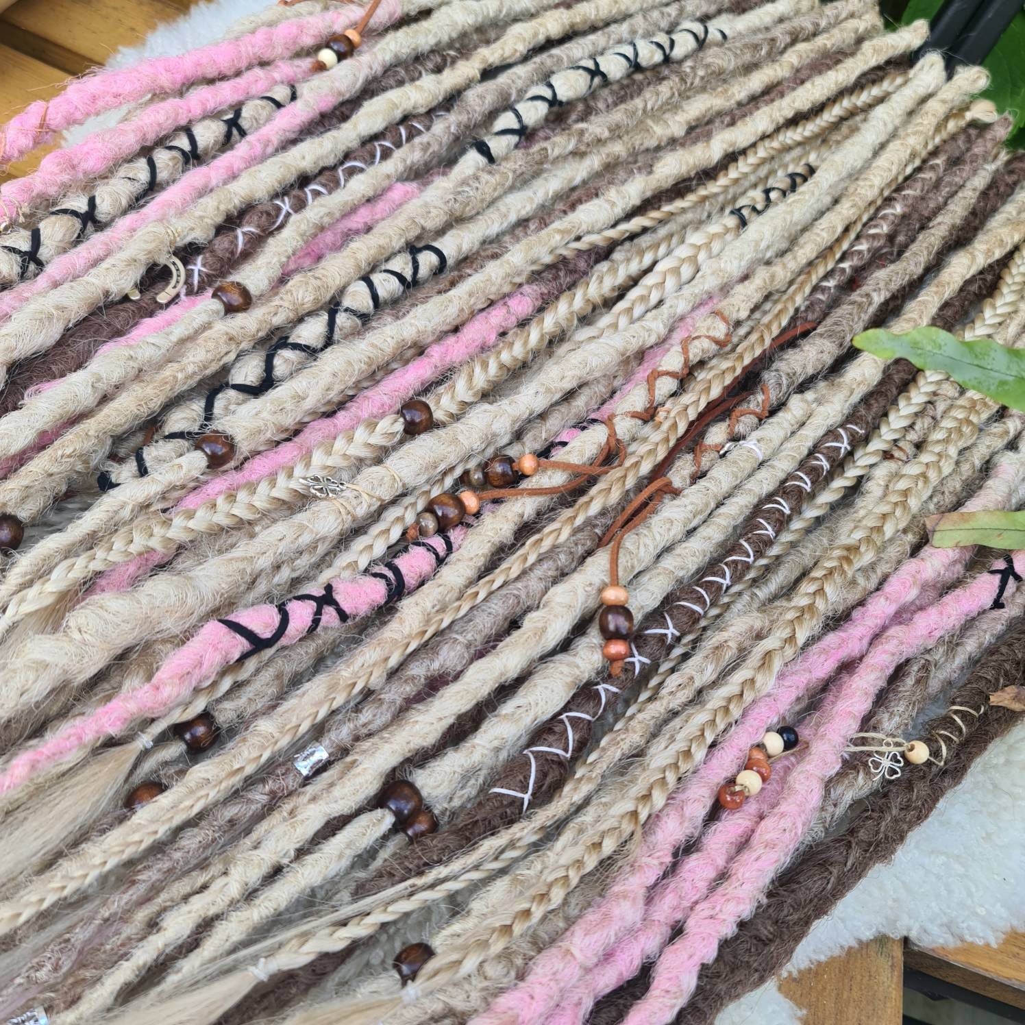 Full Set of Very Long Dreads / Viking Dreadlocks / Synthetic Hair ...