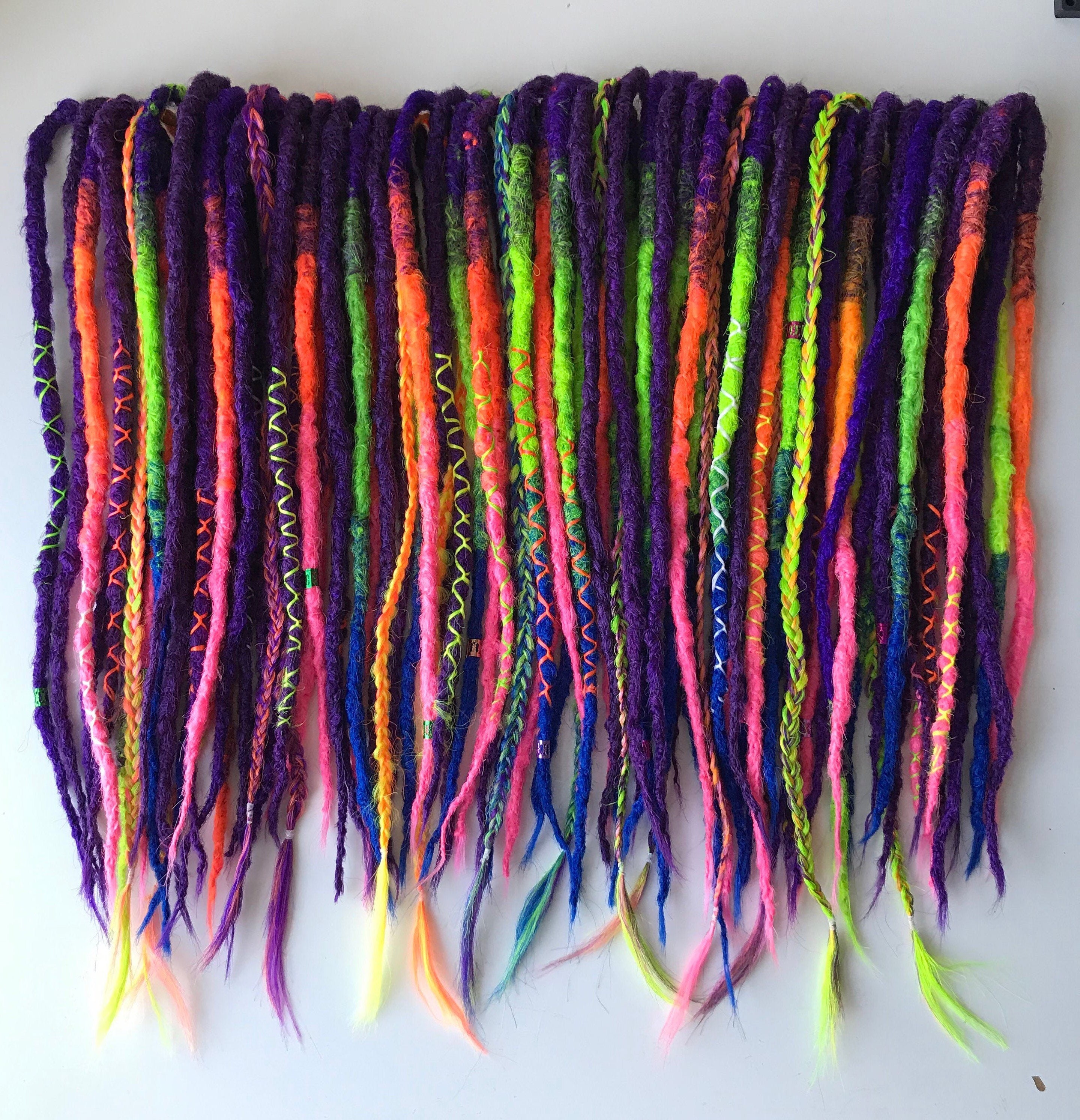 Full Set of Synthetic Dreads / Dreadlock Extensions / Fake | Etsy