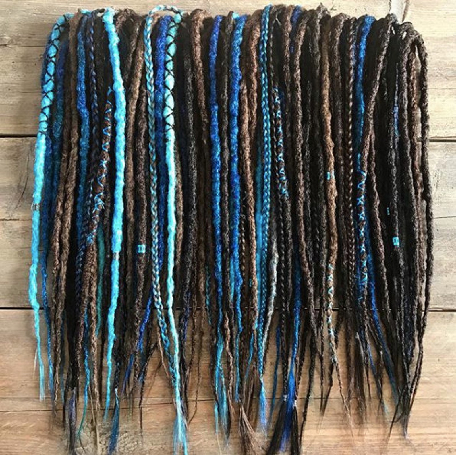 Full Kit of CUSTOM Long Natural Synthetic Dreads Dreadlock | Etsy
