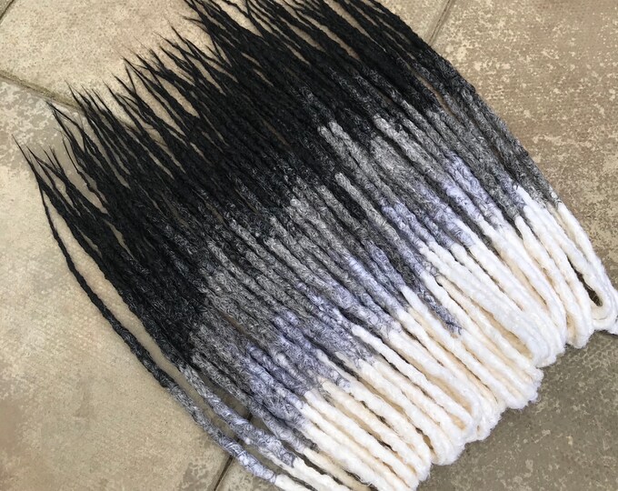 Full Kit of 3-layered CUSTOM Long Natural Synthetic Dreads | Dreadlock ...