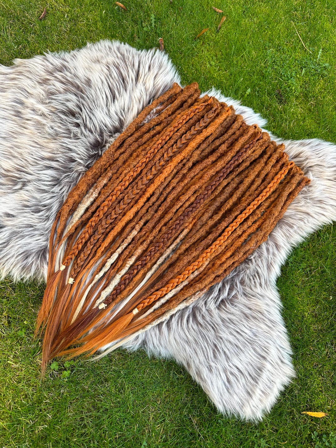 Full Kit of CUSTOM Long Natural Synthetic Dreads / Dread Extensions - Etsy
