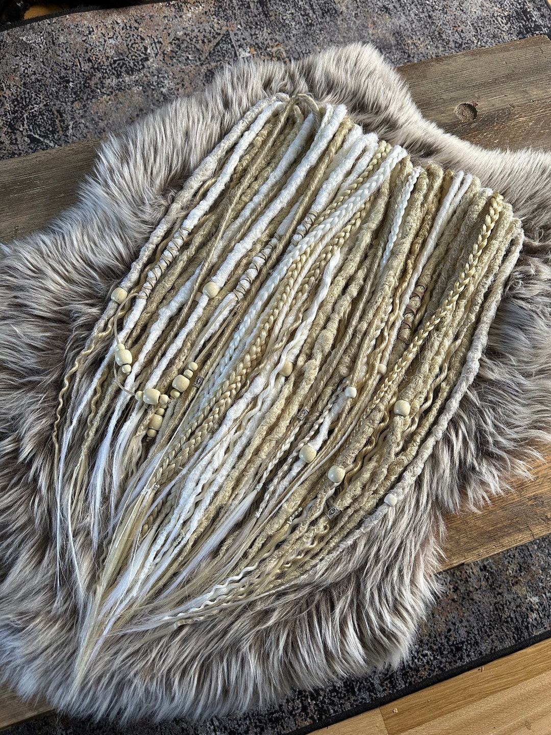 Full Set of Dreads / Dread Extensions / Viking Witch Hair / Synthetic ...