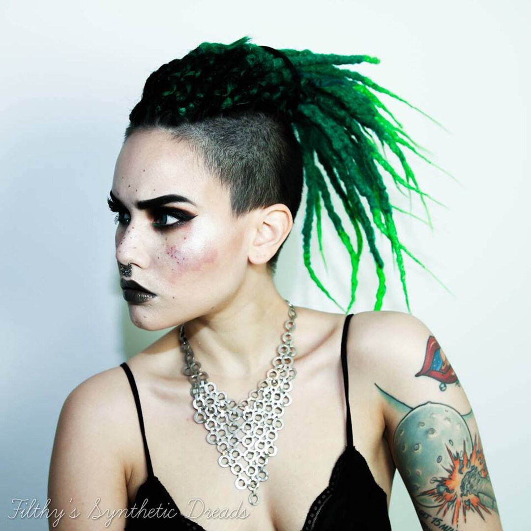 Full Kit of CUSTOM Long Natural Synthetic Dreads / Dread Extensions - Etsy