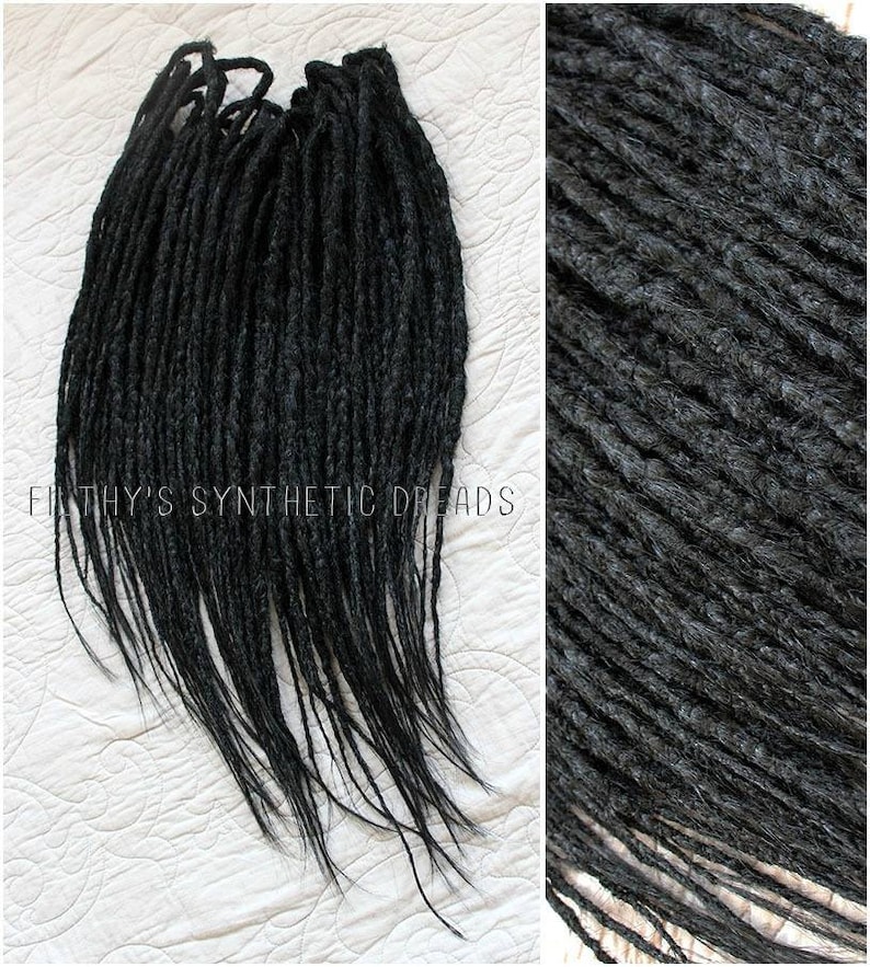 Full Kit of CUSTOM Long Natural Synthetic Dreads / Dread - Etsy