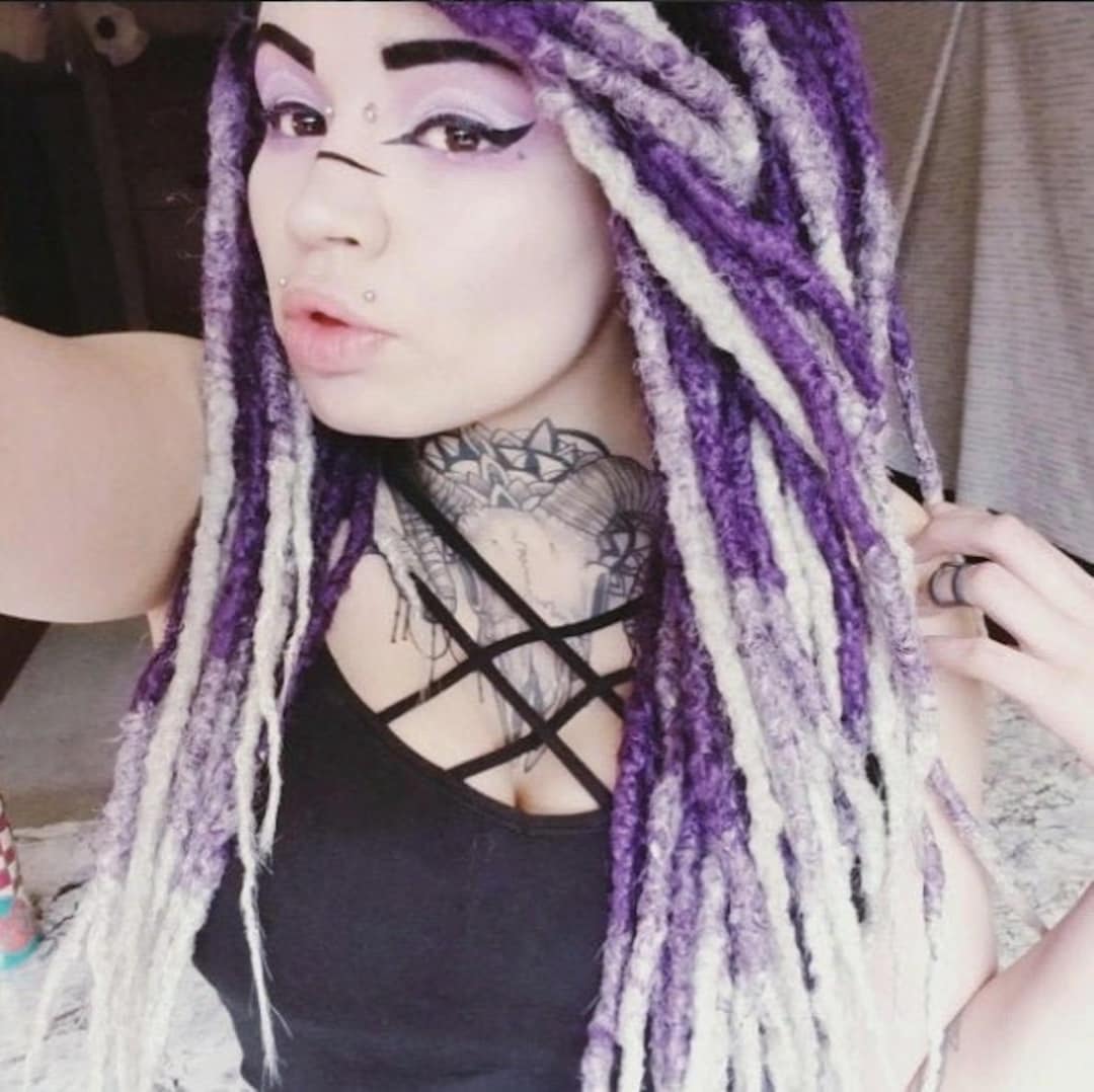 Full Kit of CUSTOM Long Natural Synthetic Dreads | Dreadlock Extensions ...