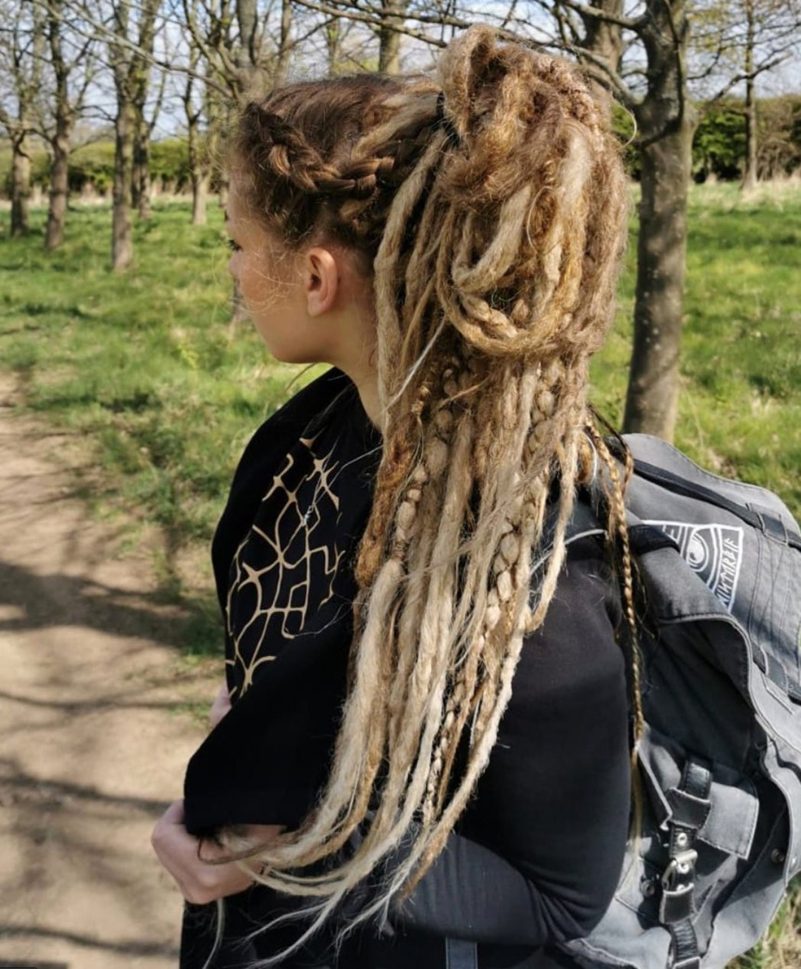 Natural Looking Dreads Extensions / Synthetic Dreadlocks / - Etsy