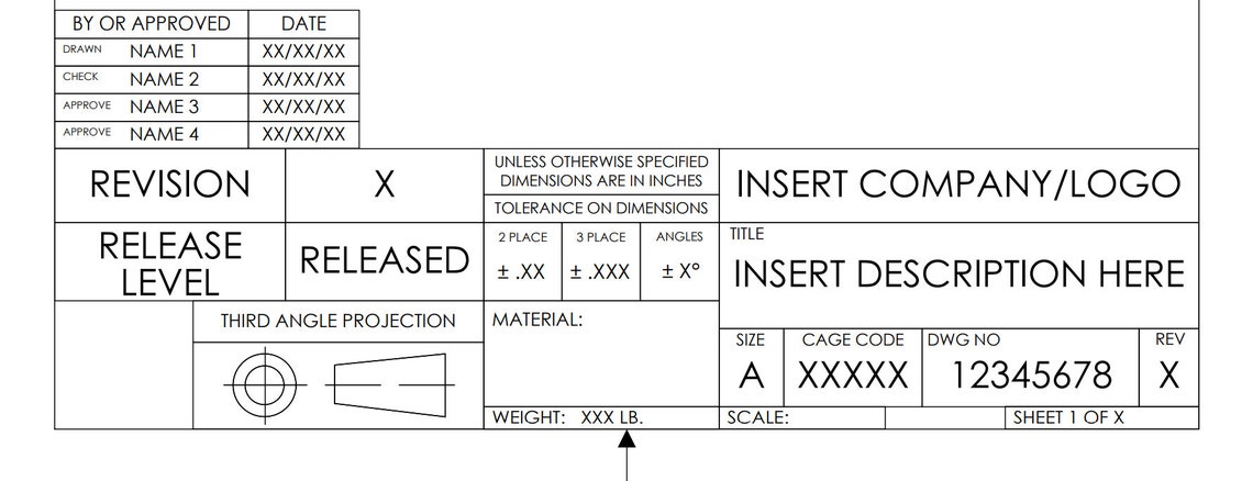 Visio Format Engineering Drafting, Drawing, Schematic or Blueprint ...