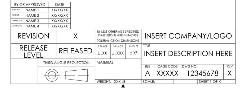 Visio Format Engineering Drafting, Drawing, Schematic or Blueprint ...