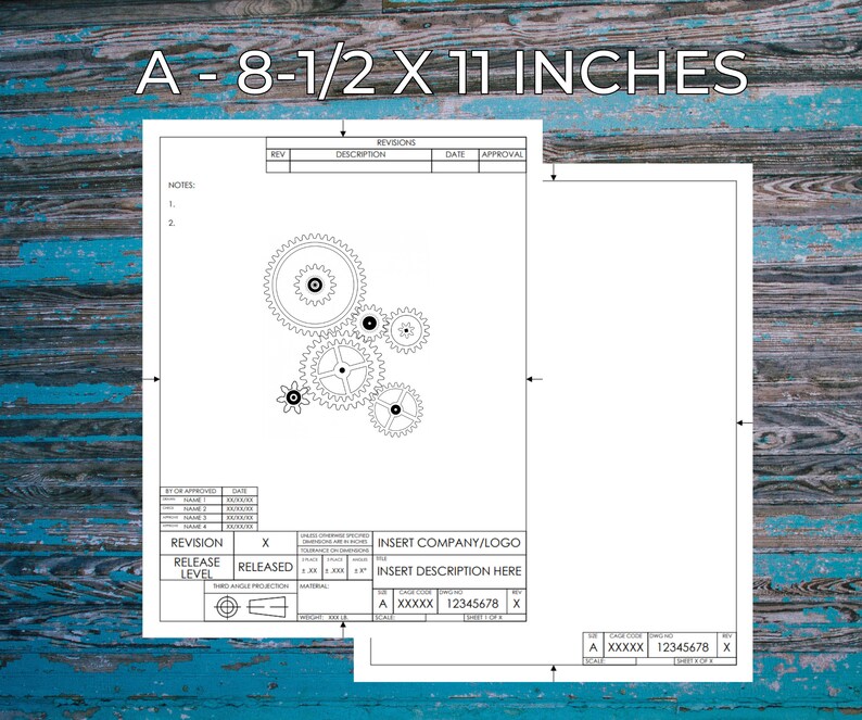 Visio Format Engineering Drafting, Drawing, Schematic or Blueprint ...