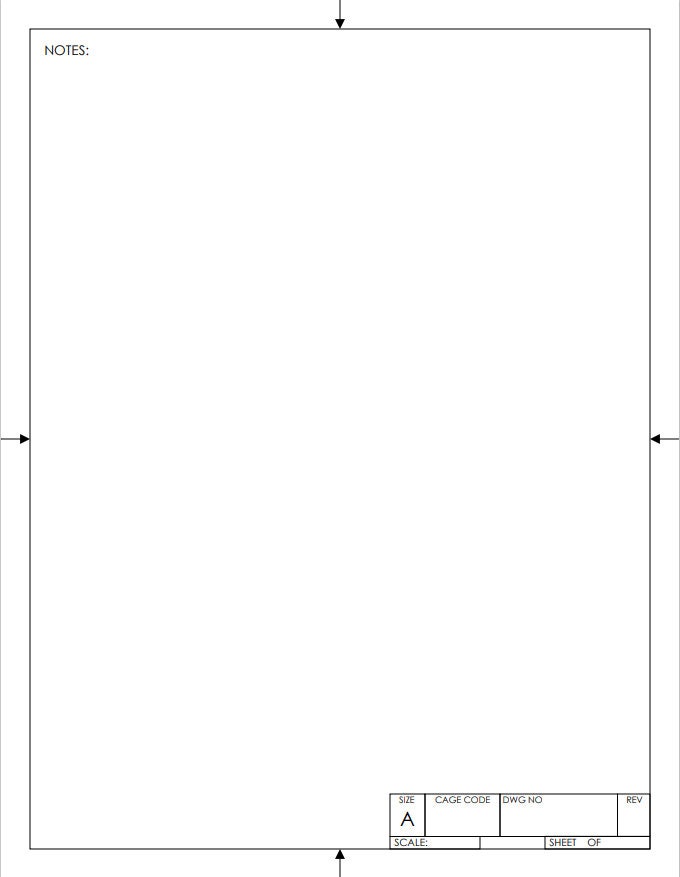 Printable Engineering Drafting, Drawing, Schematic or Blueprint ...