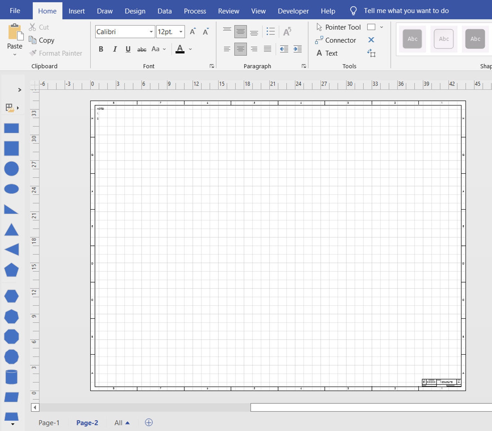 Visio Format Engineering Drafting, Drawing, Schematic or Blueprint ...