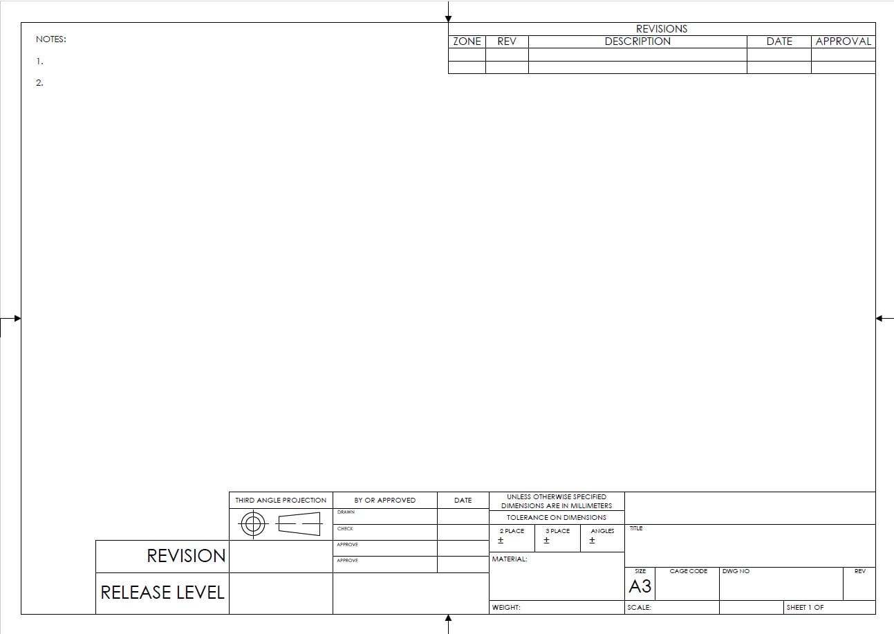 Printable Engineering Drafting, Drawing, Schematic or Blueprint ...