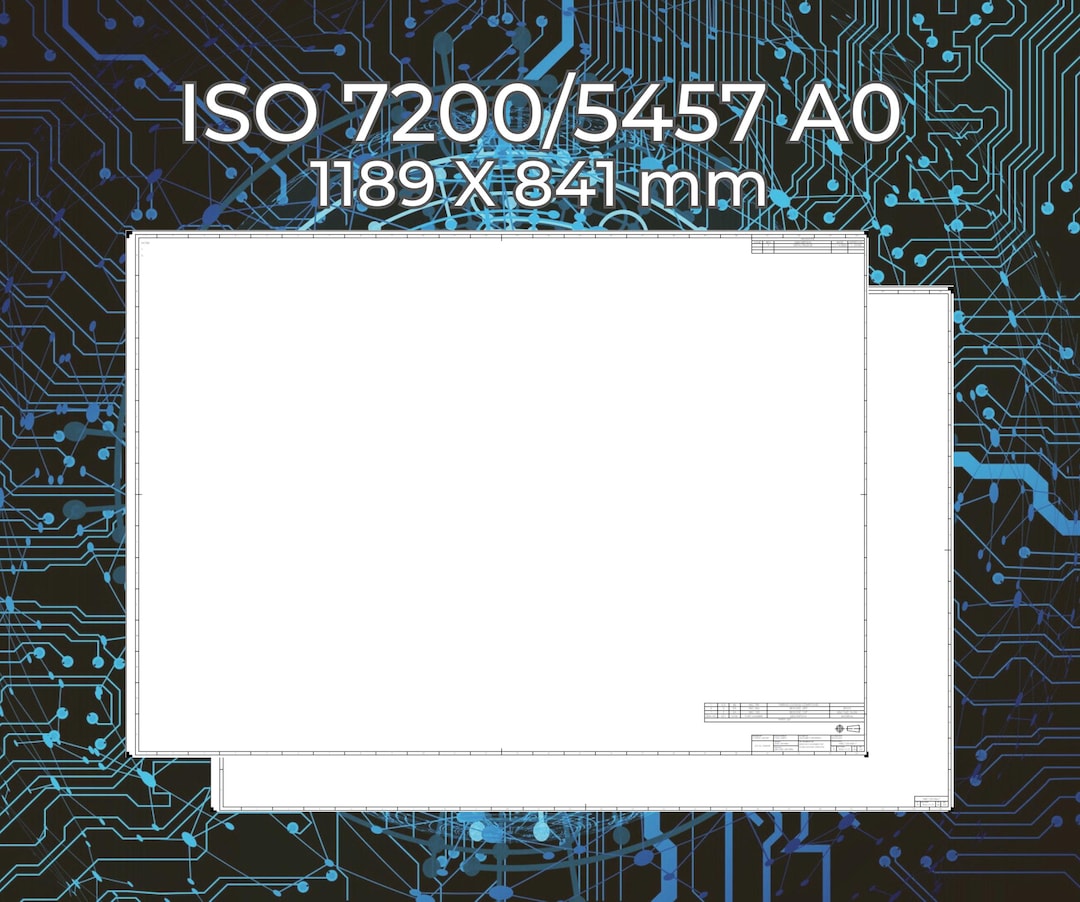 Visio Format ISO 5457 and 7200 Drafting, Drawing, Schematic, Plan ...