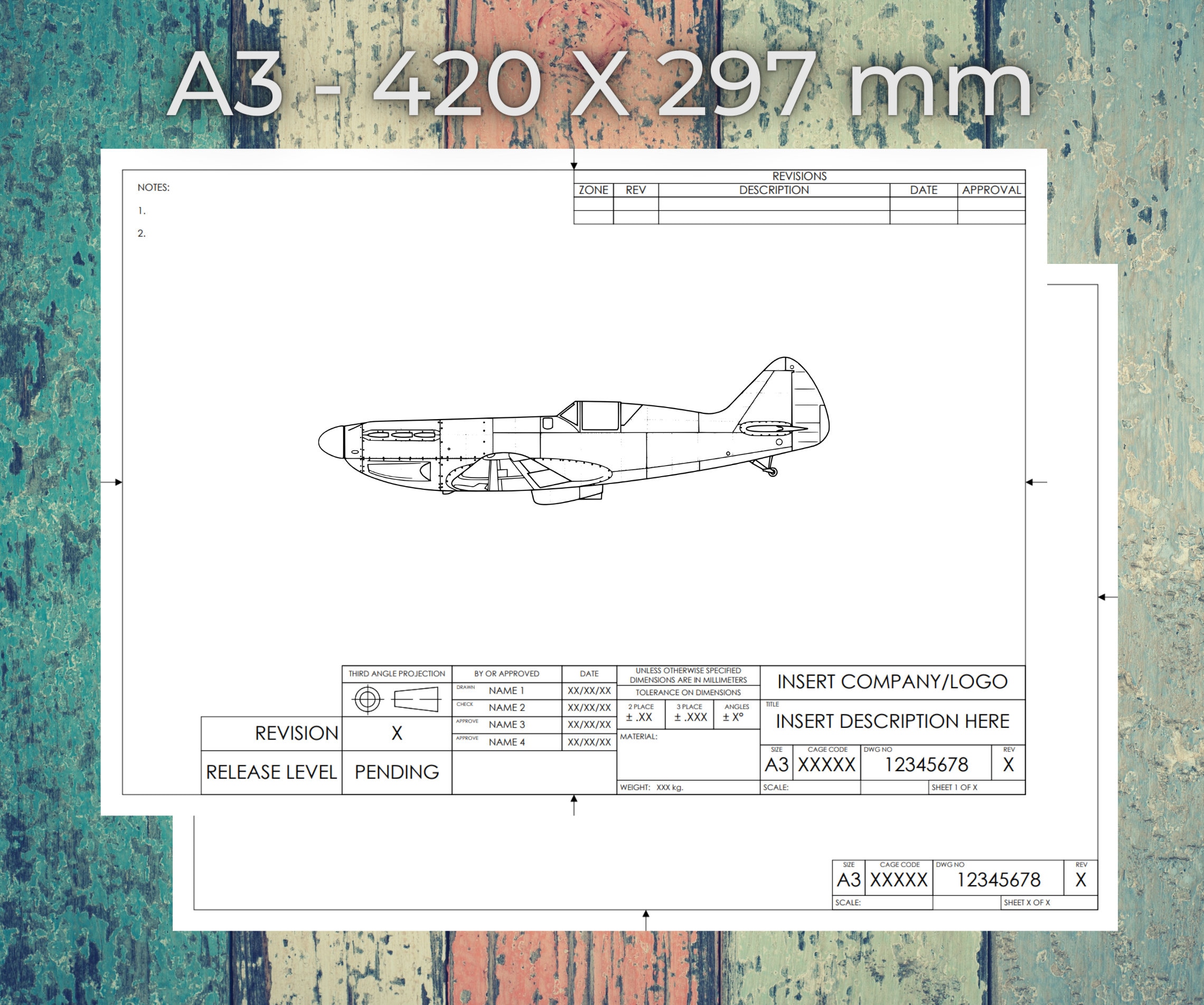Visio Format Engineering Drafting, Drawing, Schematic or Blueprint ...