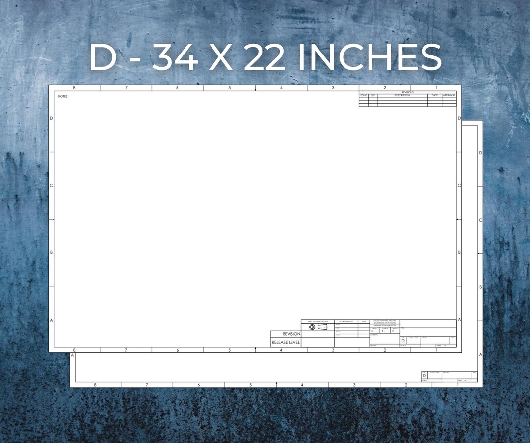 Printable Engineering Drafting, Drawing, Schematic or Blueprint ...