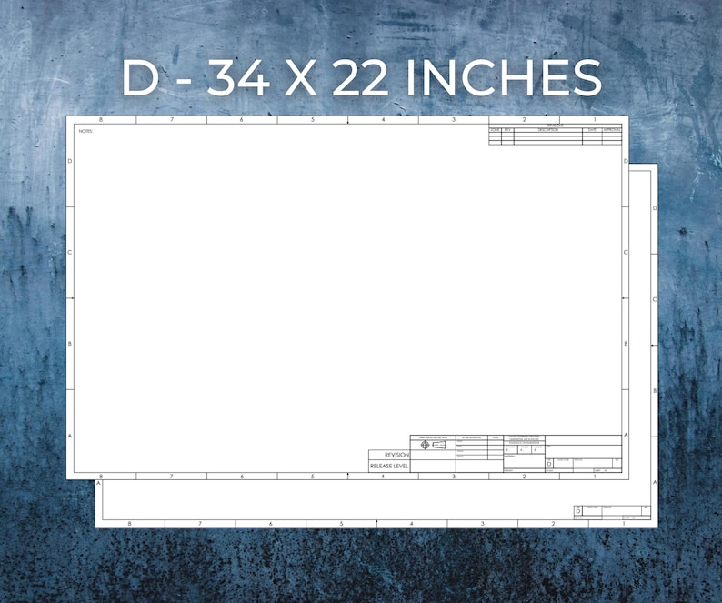 Printable Engineering Drafting, Drawing, Schematic or Blueprint ...