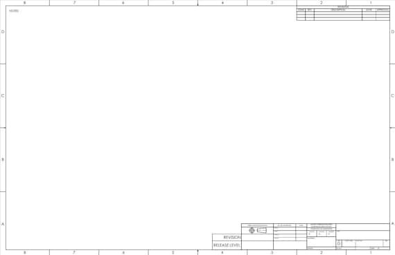 Engineering Drawing Blank Off Plate