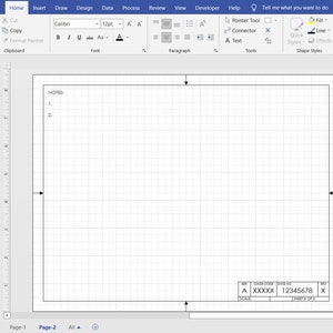 Visio Format Engineering Drafting, Drawing, Schematic or Blueprint ...