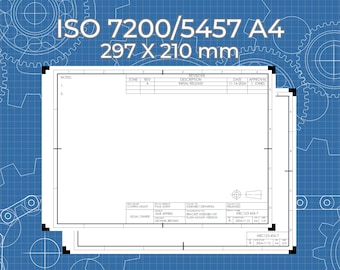 Visio Format ISO 5457 and 7200 Drafting, Drawing, Schematic, Plan ...