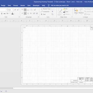Visio Format Engineering Drafting, Drawing, Schematic or Blueprint ...