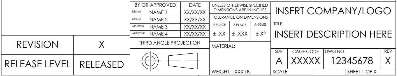 Visio Format Engineering Drafting, Drawing, Schematic or Blueprint ...
