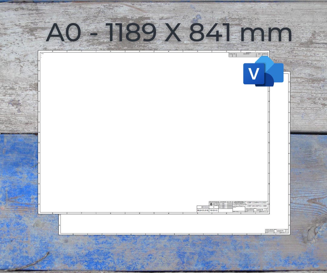 Visio Format Engineering Drafting, Drawing, Schematic or Blueprint ...