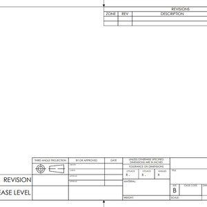 Printable Engineering Drafting, Drawing, Schematic or Blueprint ...