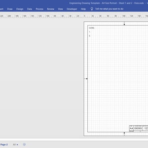 Visio Format Engineering Drafting, Drawing, Schematic or Blueprint ...