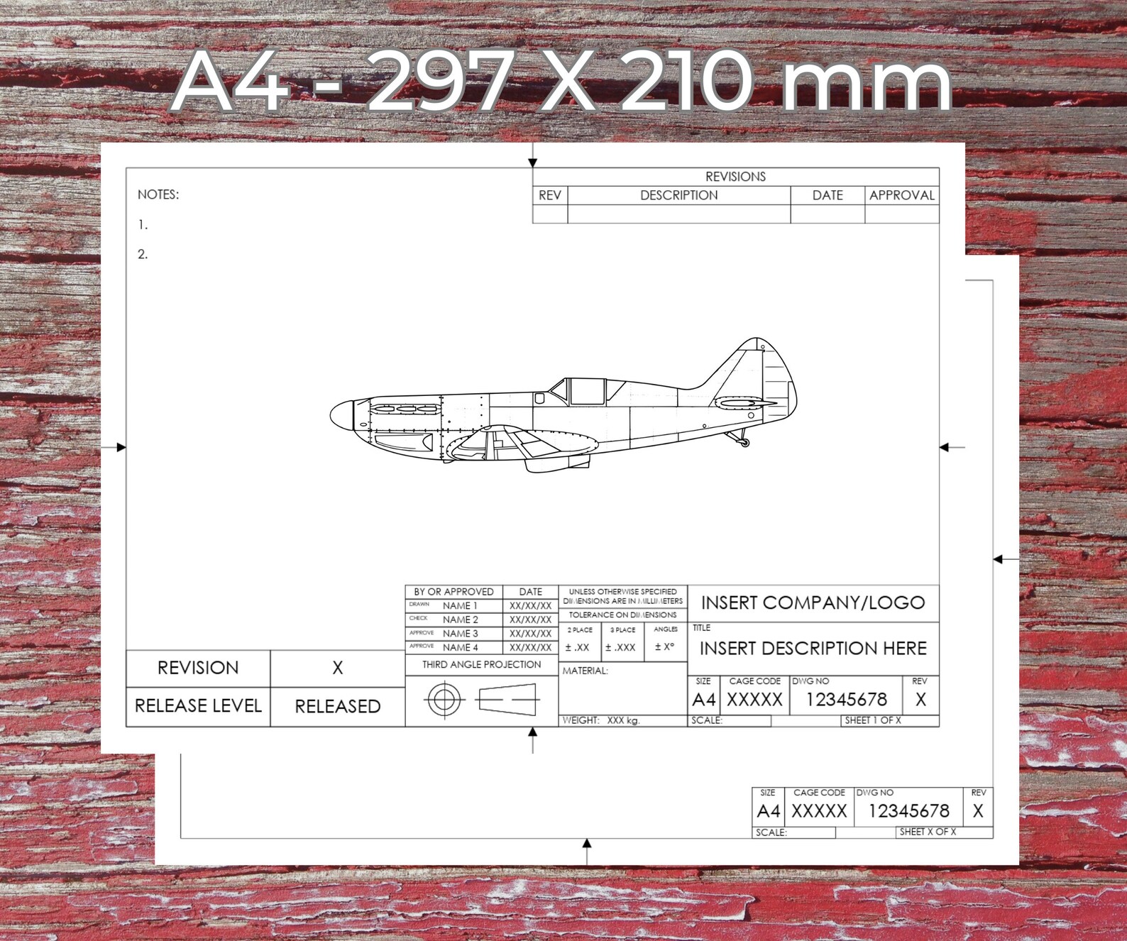 Visio Format Engineering Drafting, Drawing, Schematic or Blueprint ...
