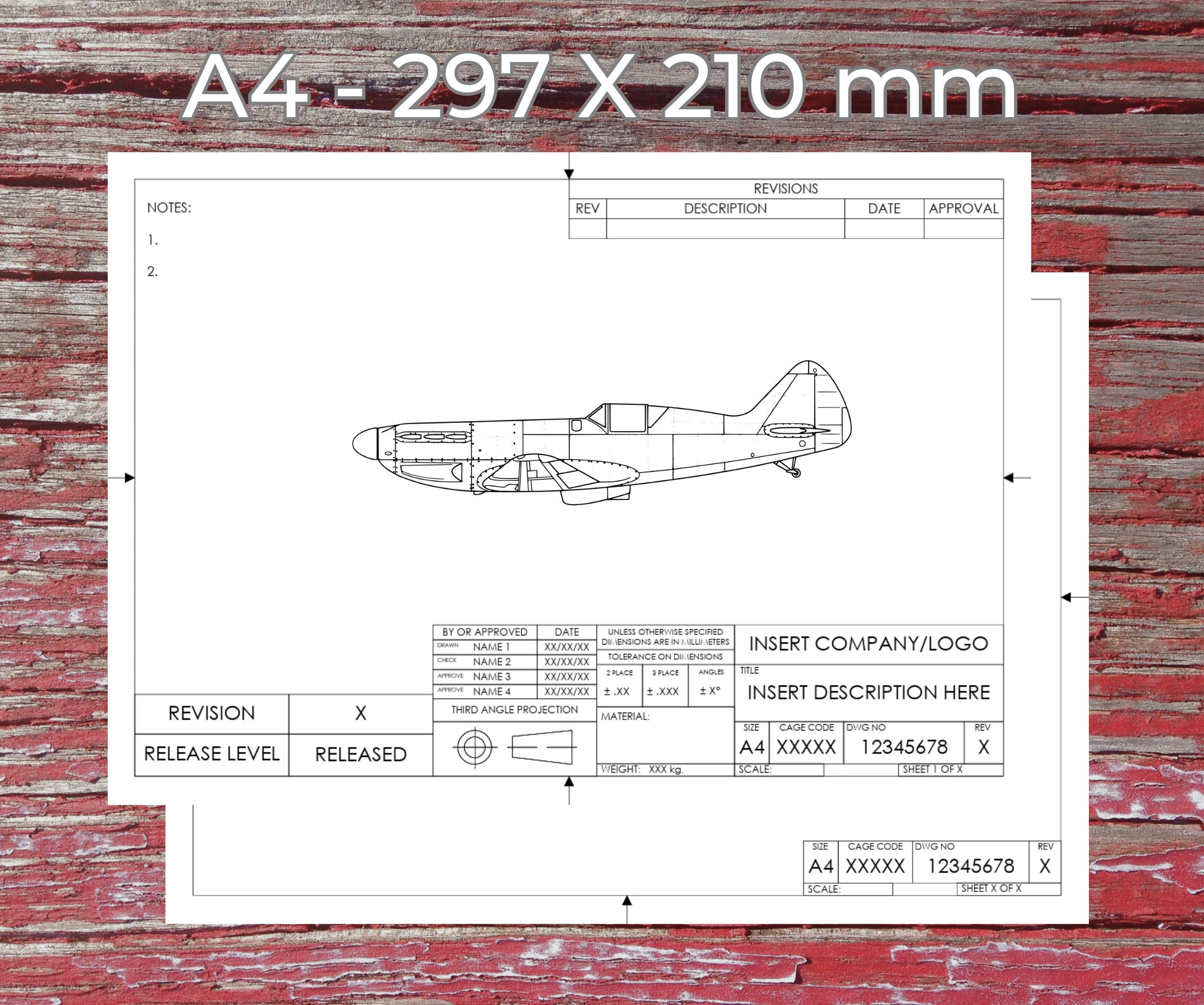 Visio Format Engineering Drafting, Drawing, Schematic or Blueprint ...