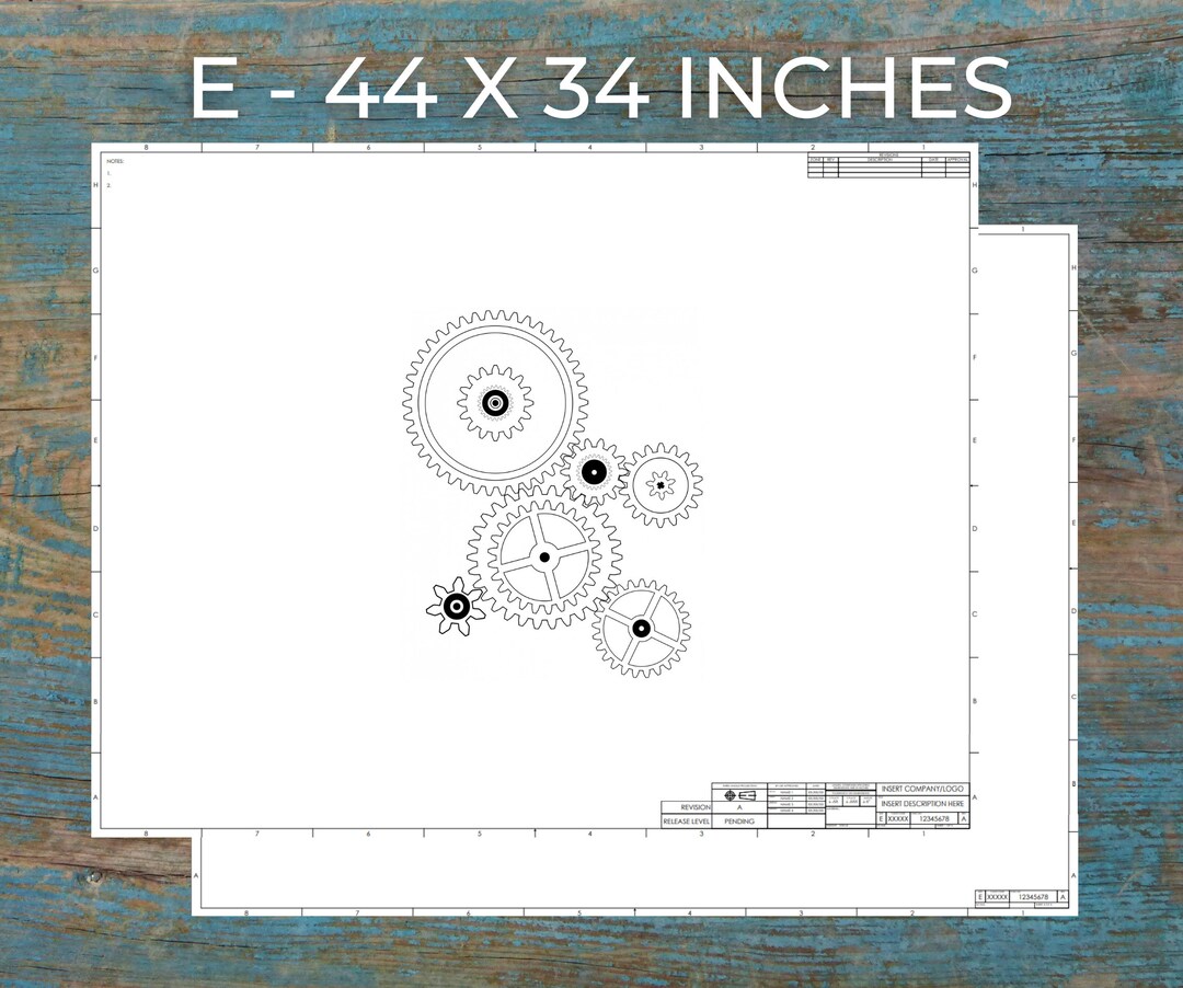 Visio Format Engineering Drafting, Drawing, Schematic or Blueprint ...
