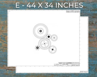 Visio Format Engineering Drafting, Drawing, Schematic or Blueprint ...