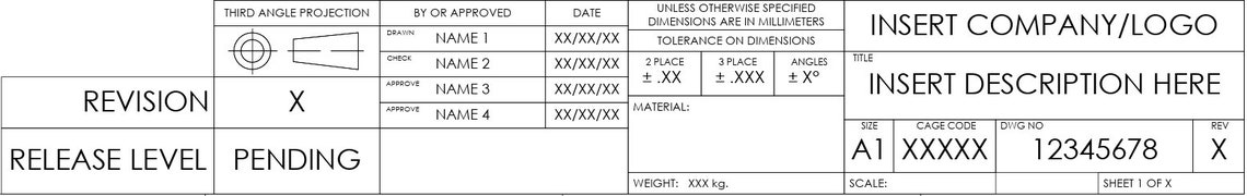 Visio Format Engineering Drafting, Drawing, Schematic or Blueprint ...