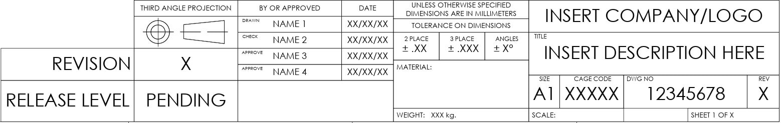 Visio Format Engineering Drafting, Drawing, Schematic or Blueprint ...