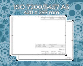 Visio Format ISO 5457 and 7200 Drafting, Drawing, Schematic, Plan ...